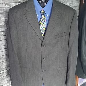 Andrew Fezza Suits & Blazers | Mens Navy Twobutton Suit Blazer 38r ...